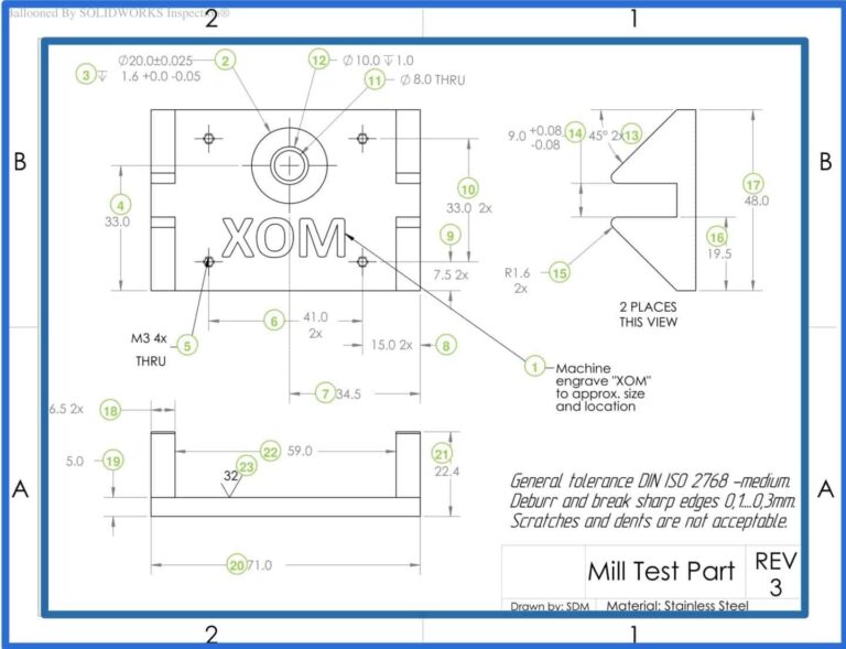 How to Prepare a Perfect Technical Drawing | Xometry Pro