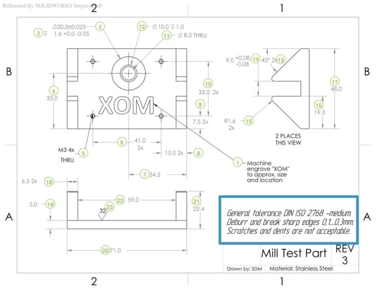 How to Prepare a Perfect Engineering Drawing | Xometry Pro