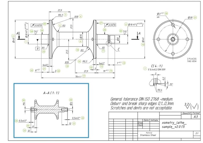 How to Prepare a Perfect Technical Drawing | Xometry Pro