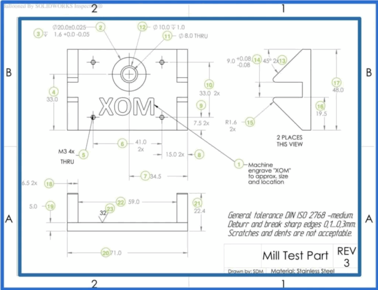 How to Prepare a Perfect Engineering Drawing | Xometry Pro